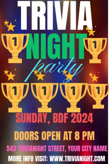 trivia Night Template | PosterMyWall