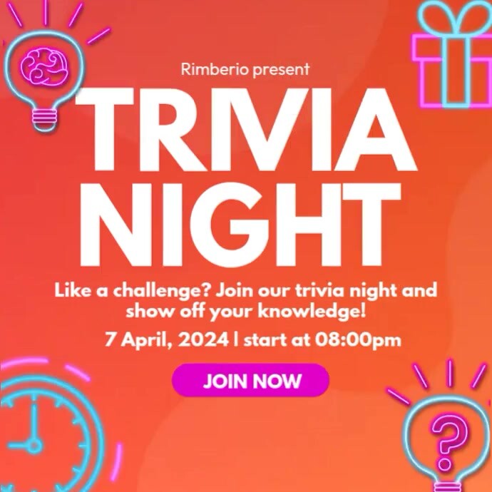 Trivia Night Template | PosterMyWall