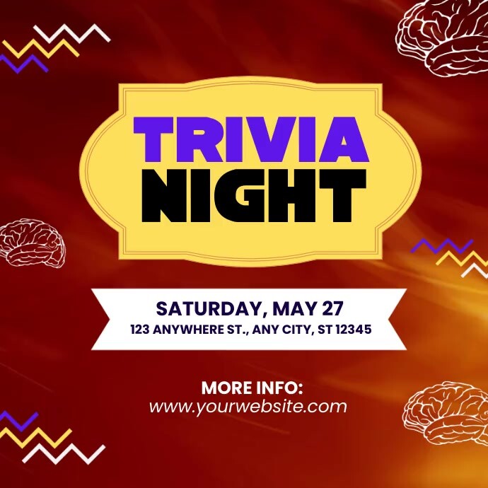 Trivia Night Event Templat | PosterMyWall