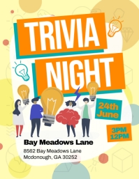 Trivia Night Flyer Template | PosterMyWall