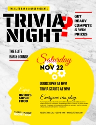 Trivia night flyer template. | PosterMyWall