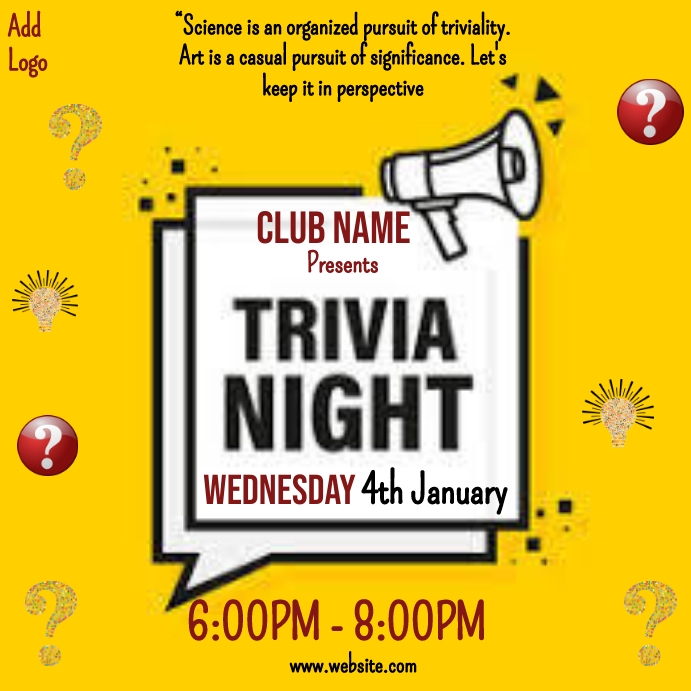 trivia night instagram template (2) | PosterMyWall