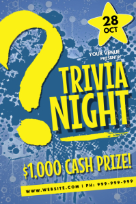 Trivia Poster Template | PosterMyWall