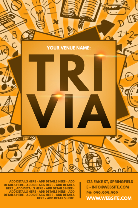 Copy of Trivia Poster | PosterMyWall