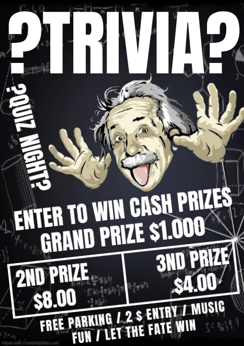 Plantilla de trivia quiz night | PosterMyWall