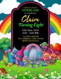 Trolls Birthday Template | PosterMyWall