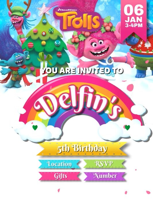 Trolls Template | PosterMyWall