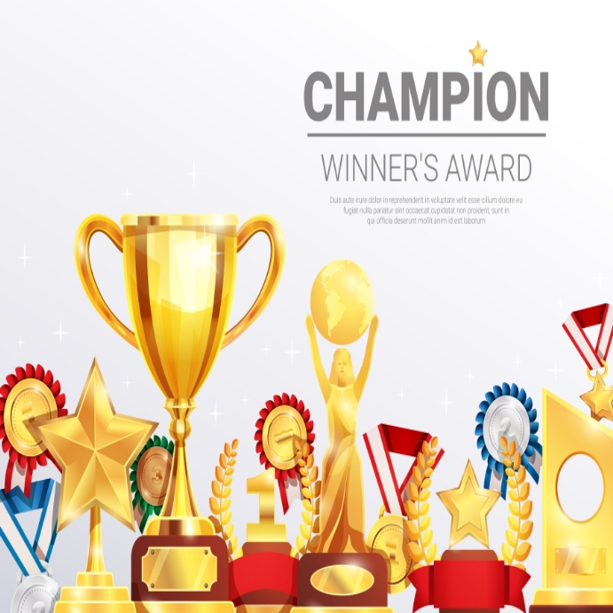 Trophy Template | PosterMyWall