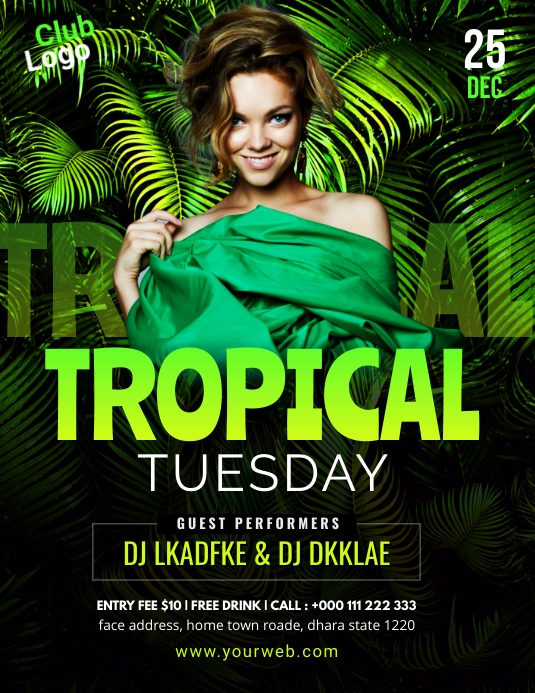 Tropical Flyer Template | PosterMyWall