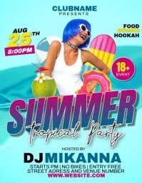 Pool Party Ads Template | PosterMyWall