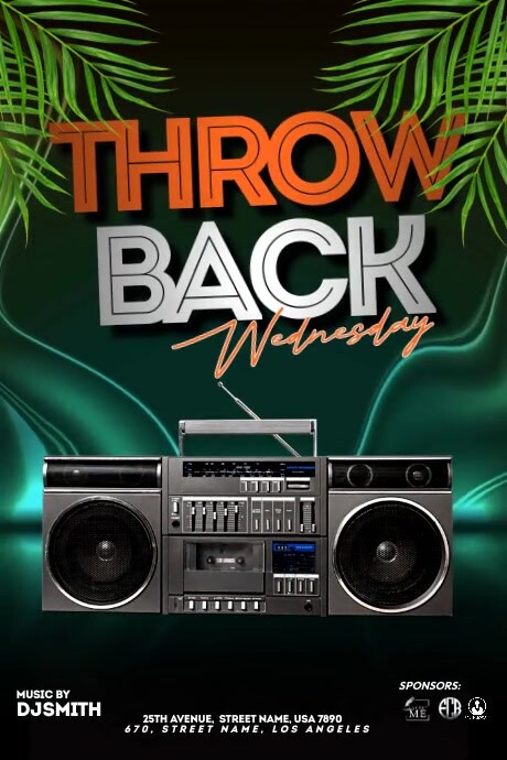Copy of Trowback Night Party | PosterMyWall