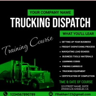 Trucking dispatch services flyer Template | PosterMyWall