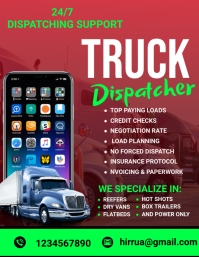 freight truck flyers Template | PosterMyWall