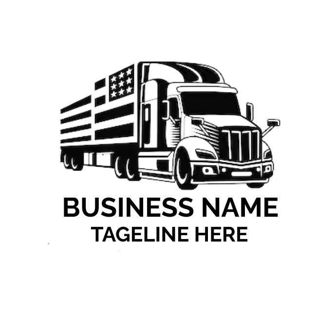 trucking dispatching logo ,towing truck logo, Template | PosterMyWall