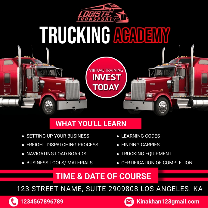 Copy of trucking flyer,freight broker flyer,Logistics | PosterMyWall