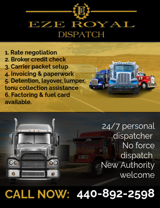 Trucking Flyer Template | PosterMyWall