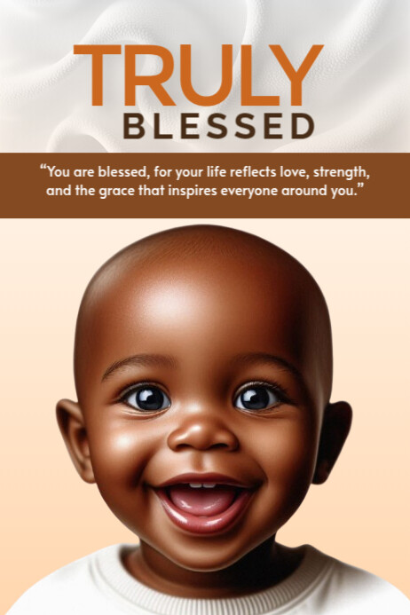 TRULY BLESSED Template | PosterMyWall