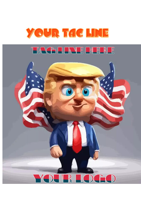 TRUMP AMERICA Template | PosterMyWall