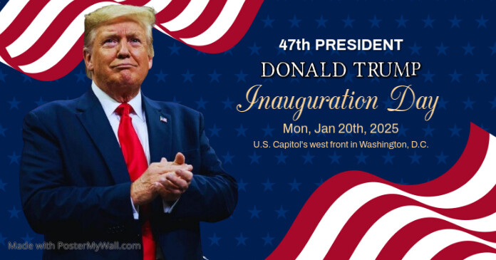 Plantilla de Trump Inauguration Day For January 2025 | PosterMyWall