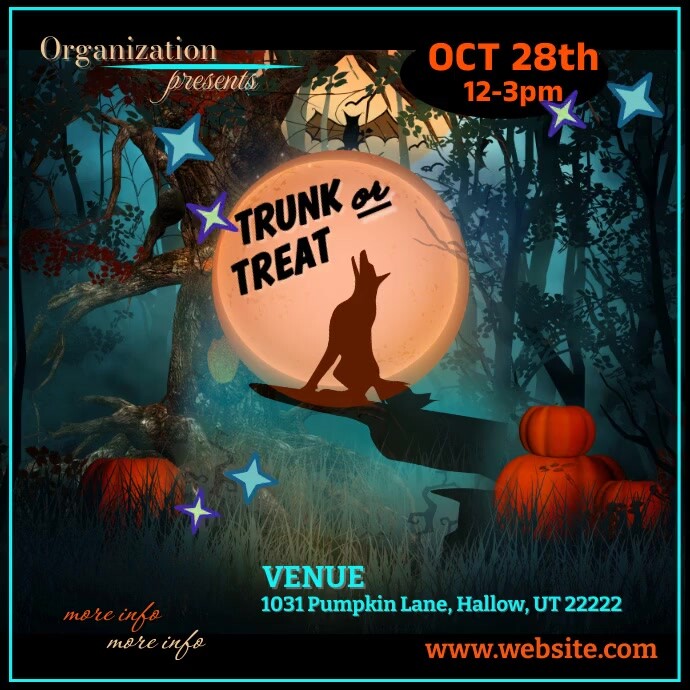 Trunk or Treat IG Post (2) Template | PosterMyWall