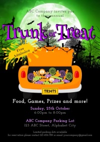 Trunk or treat Template | PosterMyWall
