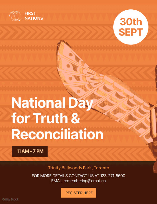 Plantilla de Truth and reconciliation week template | PosterMyWall