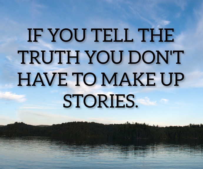Plantilla de TRUTH AND STORIES QUOTE TEMPLATE | PosterMyWall