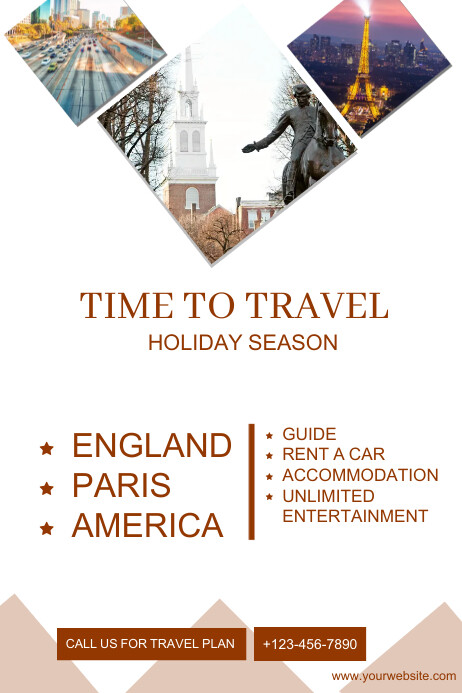 Trvel poster design template | PosterMyWall