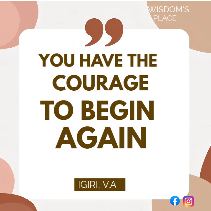 TRY AGAIN Template | PosterMyWall