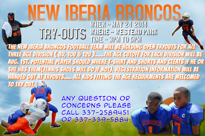 tryouts flyer | PosterMyWall