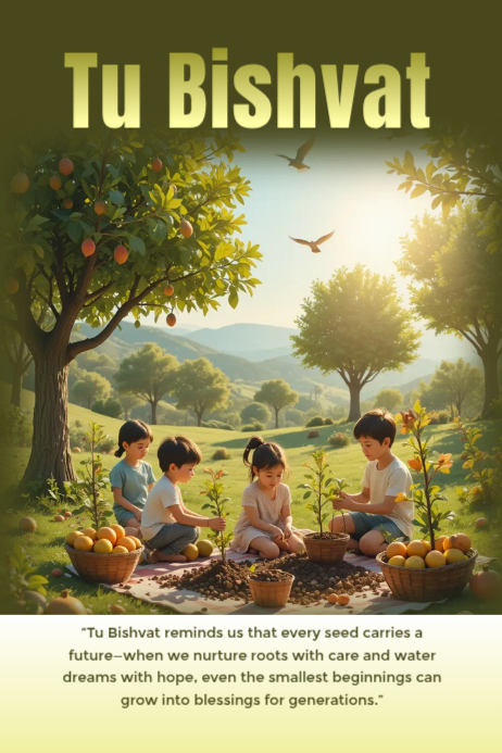 Tu Bishvat Celebration Poster Template | PosterMyWall