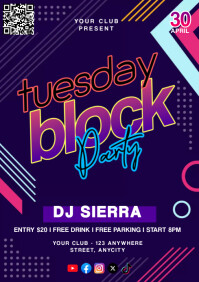 Tuesday Active Party Template | PosterMyWall