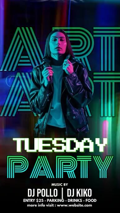 Tuesday Club Template | PosterMyWall