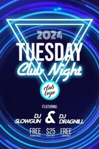 Tuesday Club Template | PosterMyWall