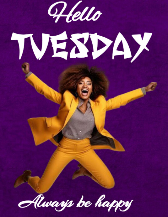 Tuesday design Template | PosterMyWall