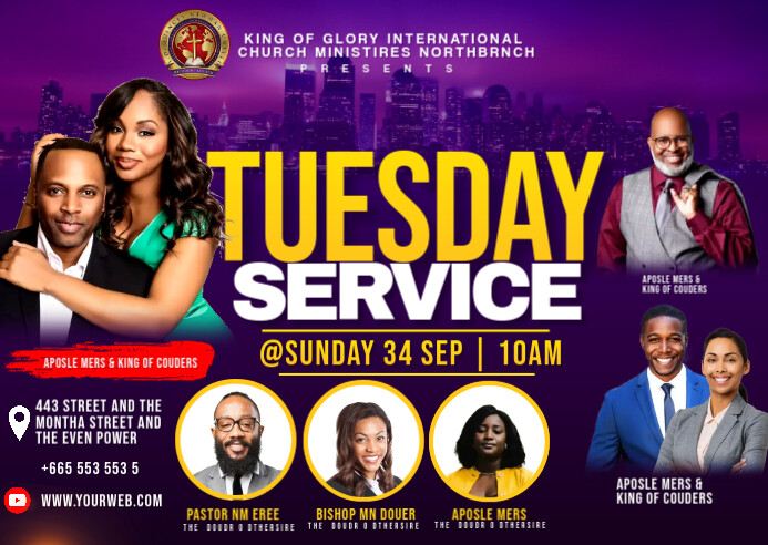 Tuesday flyer Template | PosterMyWall