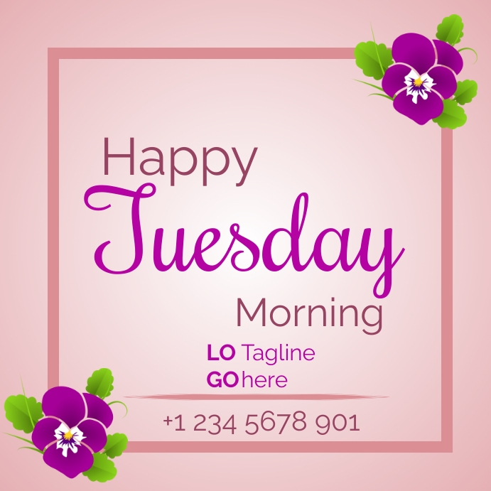 Plantilla de Tuesday greeting enigma | PosterMyWall