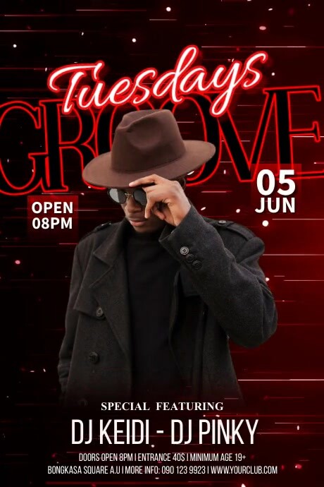 Tuesday Groove Template | PosterMyWall