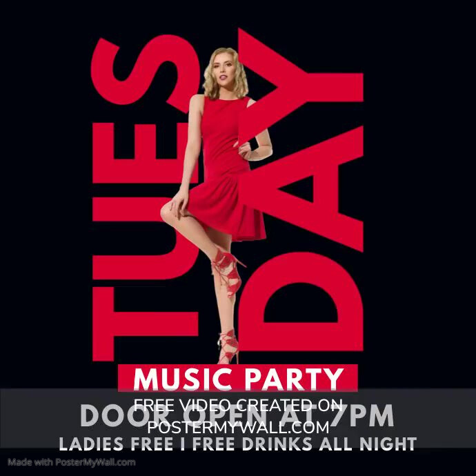 Plantilla de Tuesday Music Party | PosterMyWall
