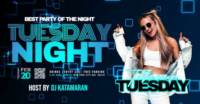 Tuesday Night Banner Template | PosterMyWall