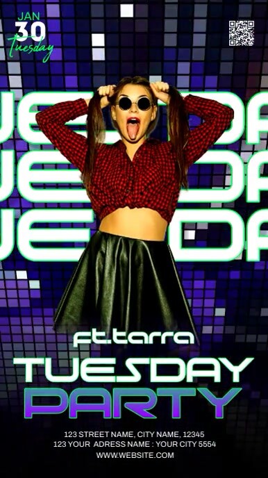 Tuesday Night Club Template | PosterMyWall
