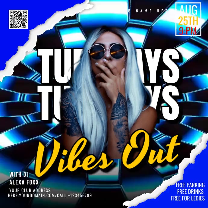 Plantilla de TUESDAY NIGHT | PosterMyWall