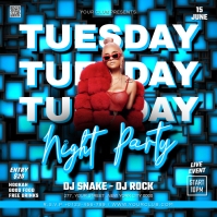 Tuesday Night Party Template | PosterMyWall