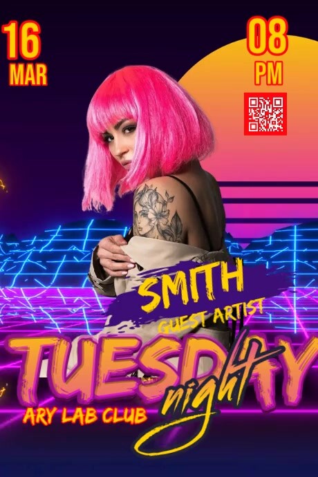 Tuesday Night Party Template | PosterMyWall