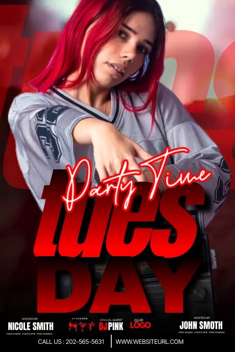 Tuesday night party Template | PosterMyWall
