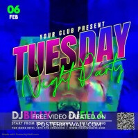 Tuesday Night Party Template | PosterMyWall