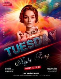 Tuesday Night party Template | PosterMyWall