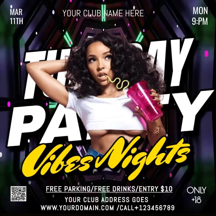 TUESDAY PARTY Template | PosterMyWall