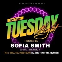 Tuesday Party Ads Template | PosterMyWall