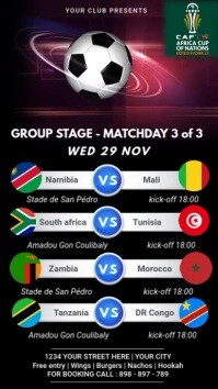 Wednesday Schedule Template | PosterMyWall